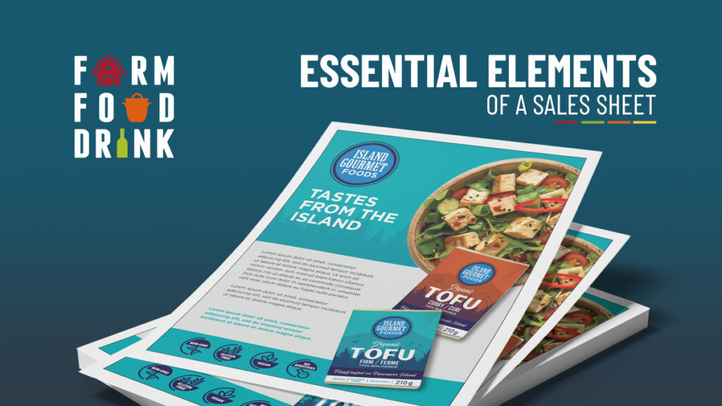 Essential Elements - Sales Sheets - Farm Food Drink